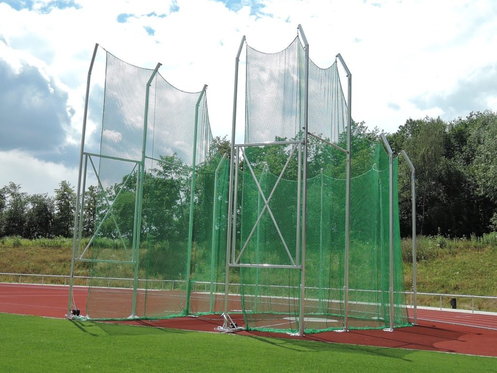 Shot put circles, discus circles & hammer throw circles - New DIN